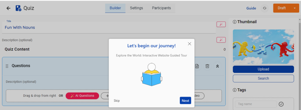 Step-by-Step Guide to Designing Interactive Quizzes with Edulyte